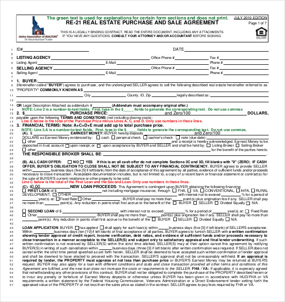 Purchase Agreement Template - 28+ Free Word, PDF Document Download