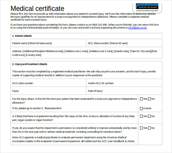 27+ Doctor Certificate Templates - PDF, DOC