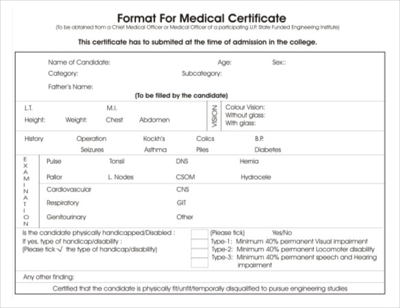 27+ Doctor Certificate Templates - PDF, DOC