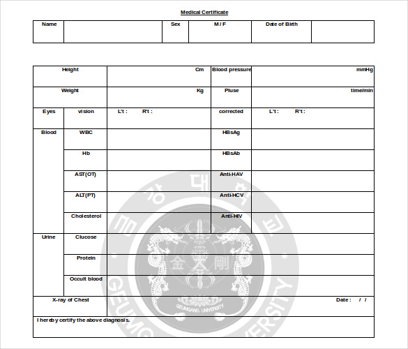 27+ Doctor Certificate Templates - PDF, DOC