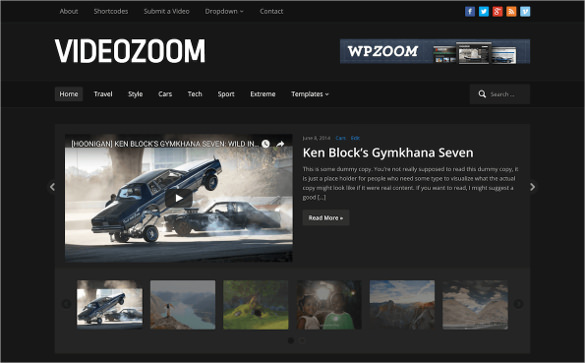 18+ Responsive Video Website Themes & Templates