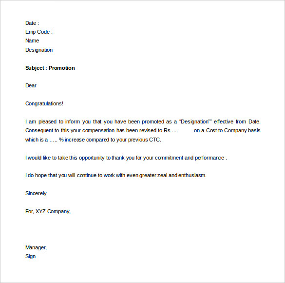 28 Sample Appraisal Letters PDF DOC