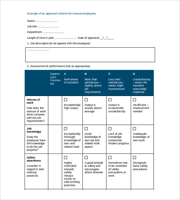 28+ Sample Appraisal Letters - PDF, DOC