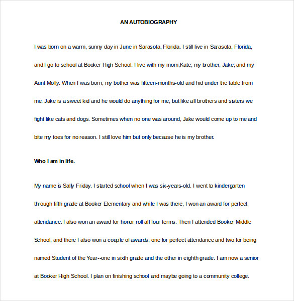 Free 38+ Biography Templates - DOC, PDF, Excel