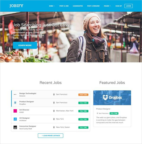 23+ Job Portal HTML5 Themes & Templates