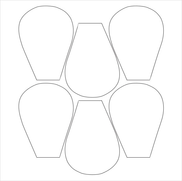 Flower Petal Template 27 Free Word PDF Documents Download Free 
