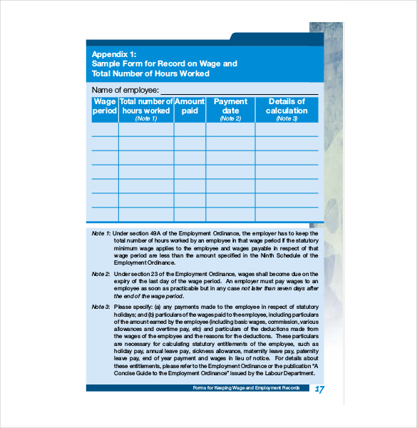 32+ Employee Record Templates in Word | Apple Pages | Google Docs | PDF ...