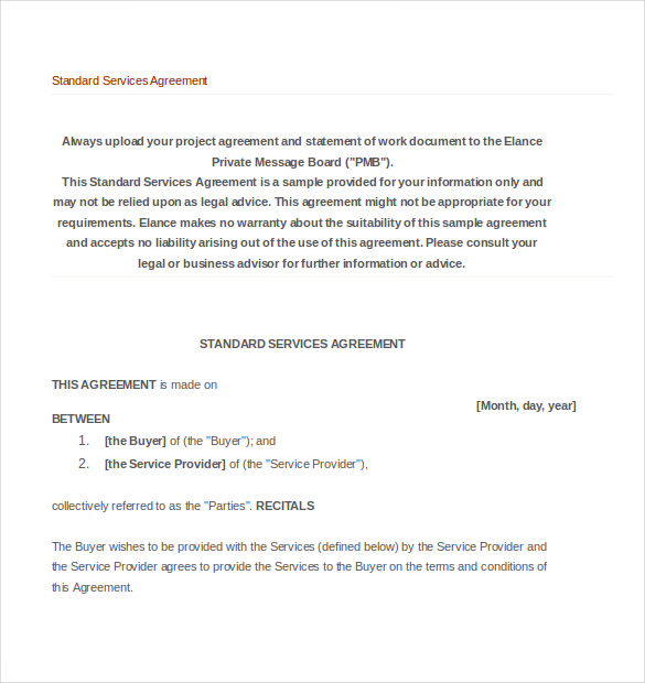 22+ Service Agreement Templates – Word, PDF, Apple Pages, Google Docs