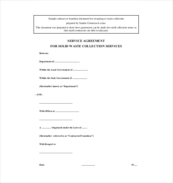22+ Service Agreement Templates – Word, PDF, Apple Pages, Google Docs