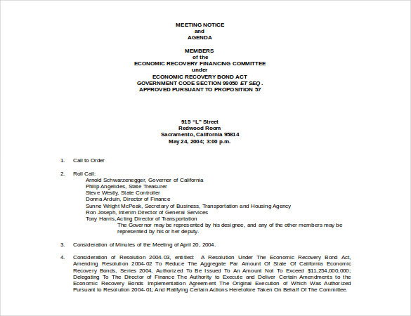 38+ Notice of Meeting Templates - PDF, Google Docs, MS Word, Apple Pages