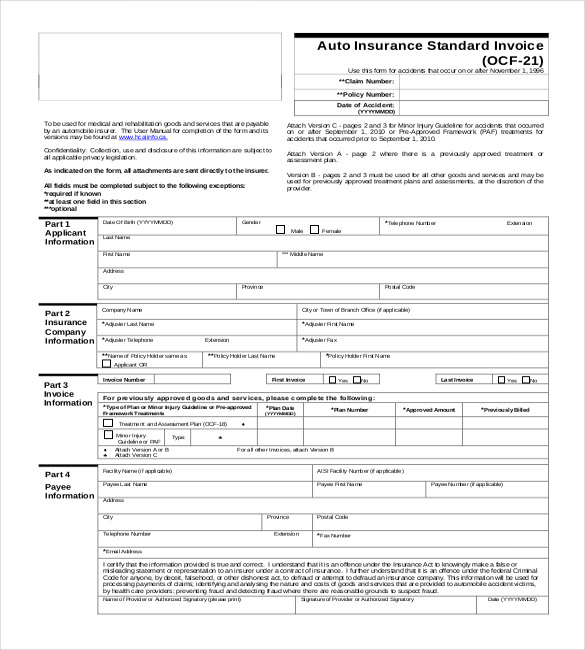 Invoice Format Template - 53+ Free Word, PDF Documents Download