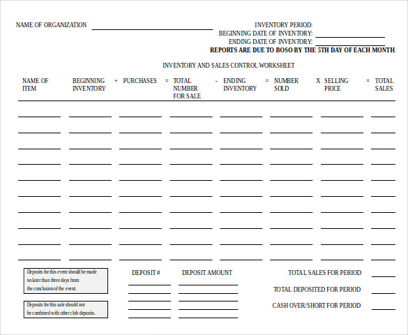 Inventory Form Template – 13+ Free Excel, Word, PDF Documents Download