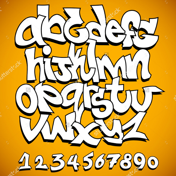 Graffiti Alphabet Letter Template – 16+ Free PSD, EPS, Format Download