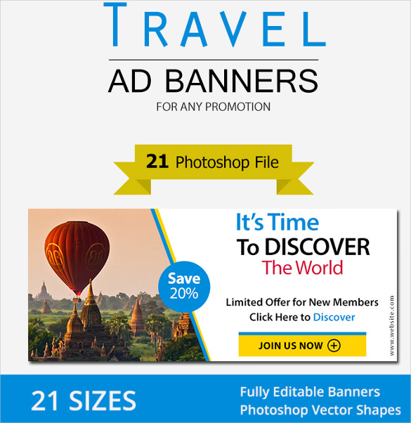 Banner Ad Template – 50+ Free PSD Format Download!