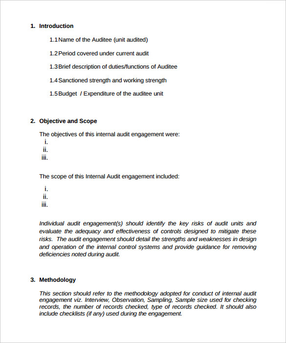21+ Internal Audit Report Templates - Word, PDF, Apple Pages, Google Docs