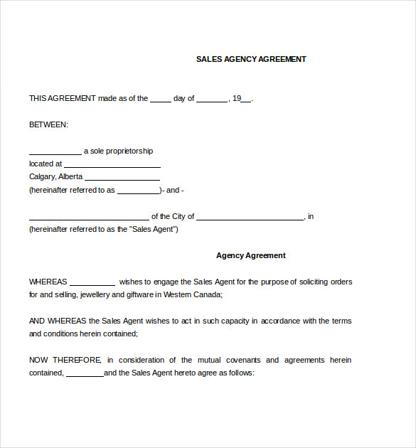 30+ Sales Agreement Template – Free Word, PDF Document Download