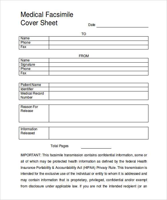 9 Fax Cover Sheet Templates Free Sample Example Format Download Free Premium Templates
