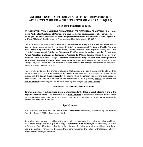 20+ Settlement Agreement Templates - Word, PDF, Pages