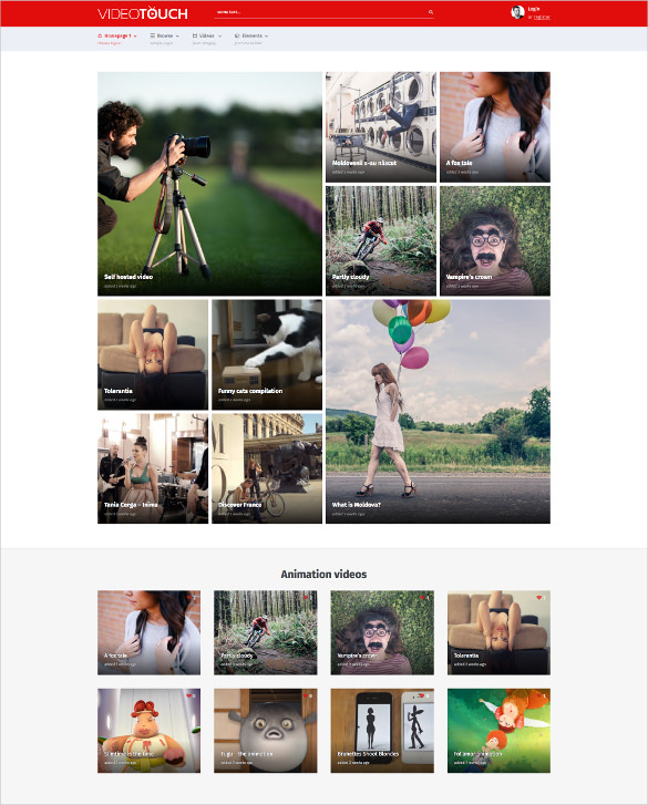18+ Responsive Video Website Themes & Templates