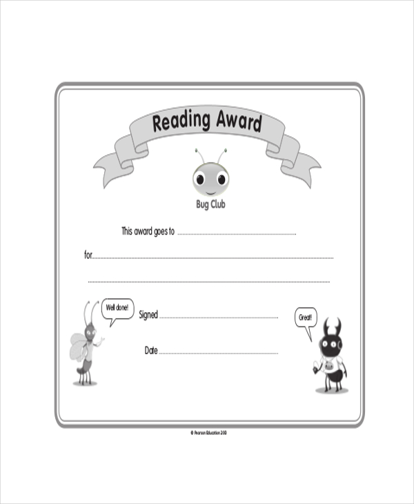 Reading Certificate Template - 6+ Free Word, Excel, PDF Documents Download