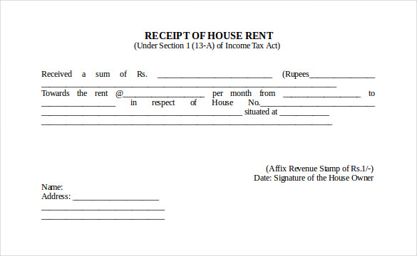35+ Rental Receipt Templates - DOC, PDF, Excel