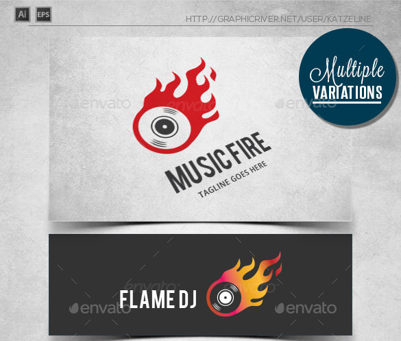 DJ Logo Template – 39+ Free PSD, EPS, Vector, AI, Illustrator Format ...