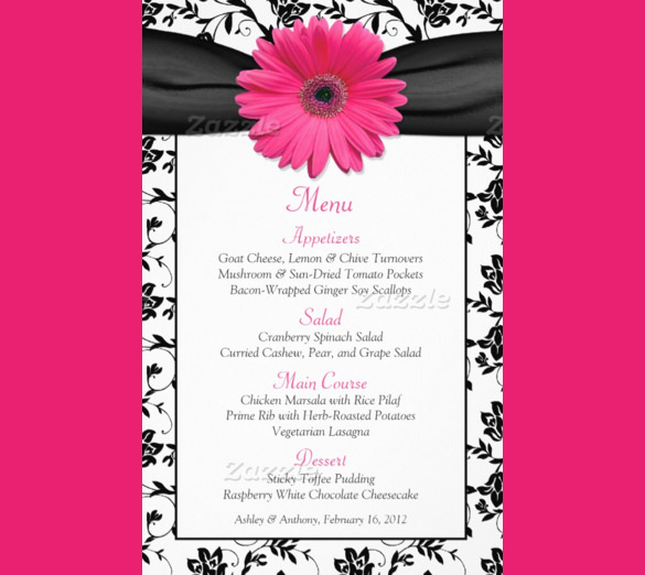 Birthday Menu 41 Free Templates In PSD Pages AI Free Premium 