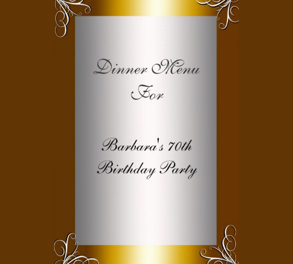 Birthday Menu 41 Free Templates In PSD Pages AI Free Premium 