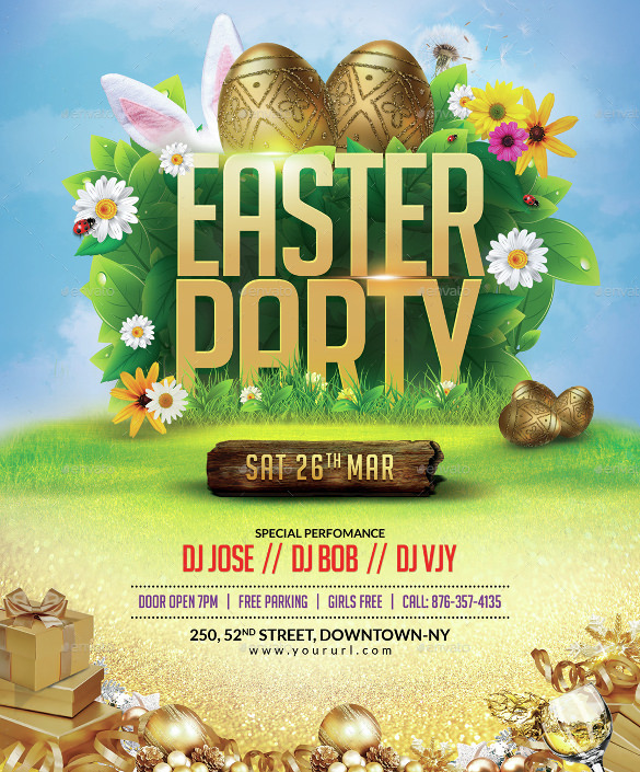 Easter Flyer Templates Free Printable Templates