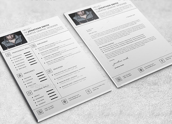 41+ One Page Resume Templates - Free Samples, Examples, & Formats Download!