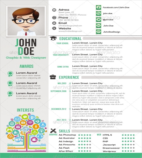 41+ One Page Resume Templates - Free Samples, Examples, & Formats Download!