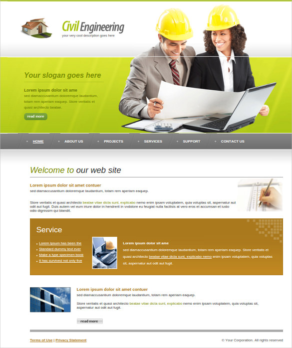 42+ Engineering Website Themes & Templates