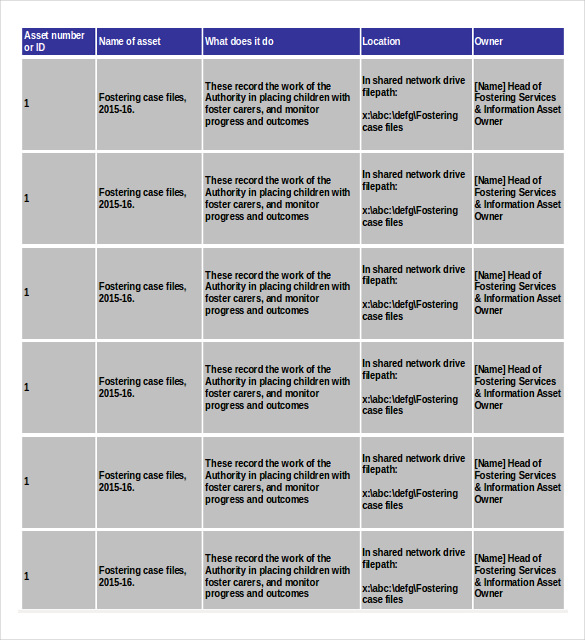 15+ Asset Inventory Templates - Free Excel, PDF Documents Download