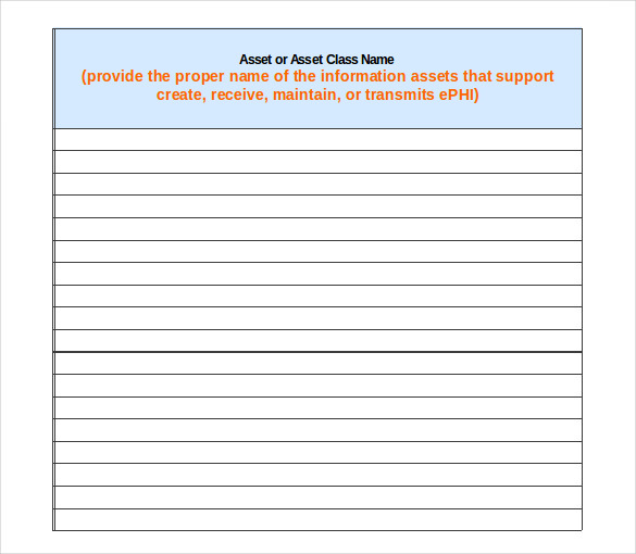 15+ Asset Inventory Templates - Free Excel, PDF Documents Download