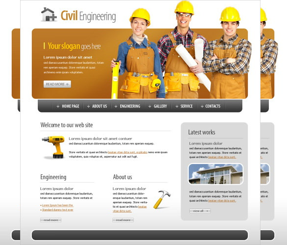 42+ Engineering Website Themes & Templates