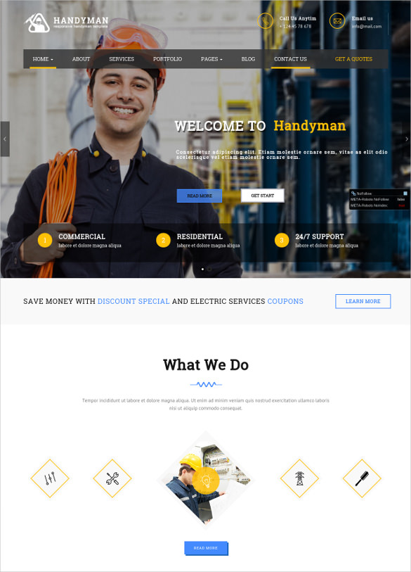 42+ Engineering Website Themes & Templates