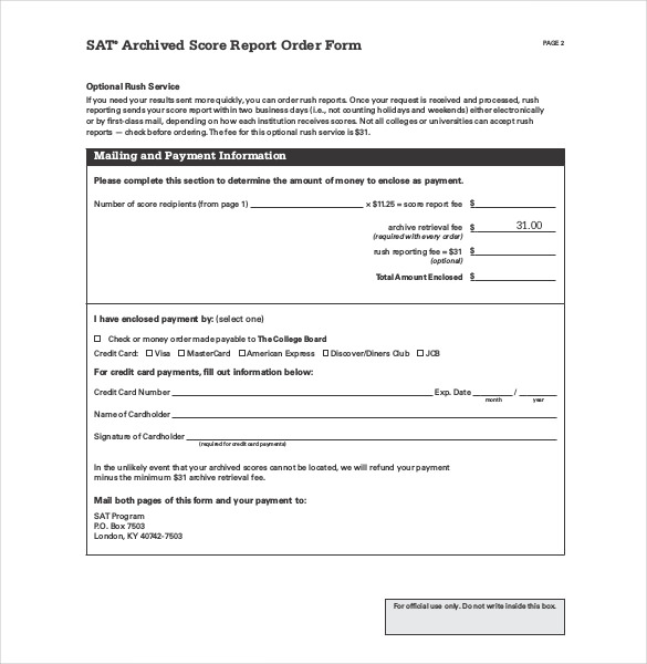 44+ Blank Order Form Templates - PDF, DOC, Excel