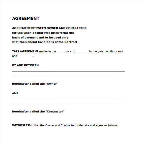 Legal Agreement Template – 10+ Free Word, PDF Documents Download