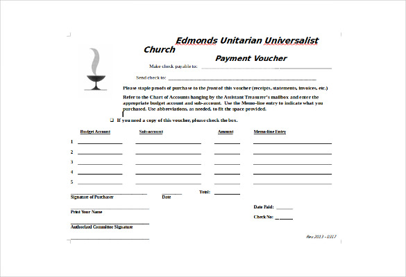 14+ Free Voucher Templates -Word, Excel, PDF