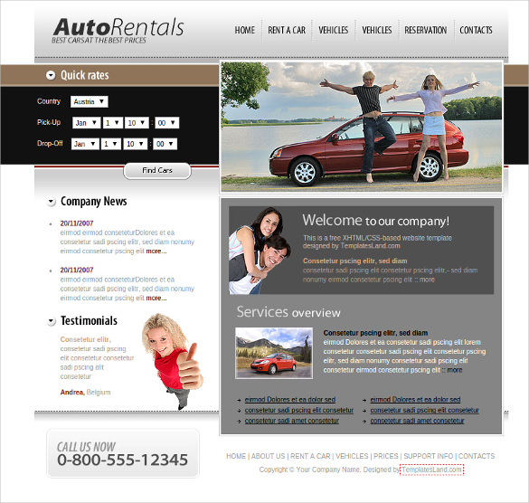 34+ Transportation Website Themes & Templates