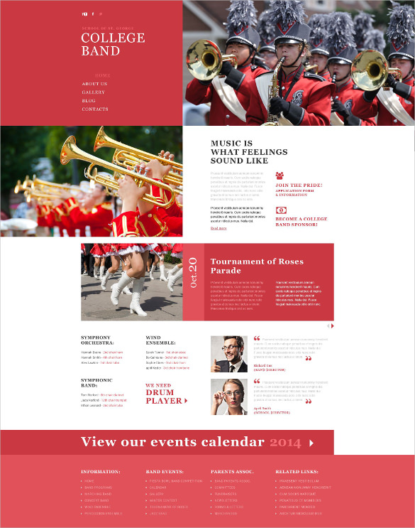 41+ College Website Themes & Templates | Free & Premium Templates