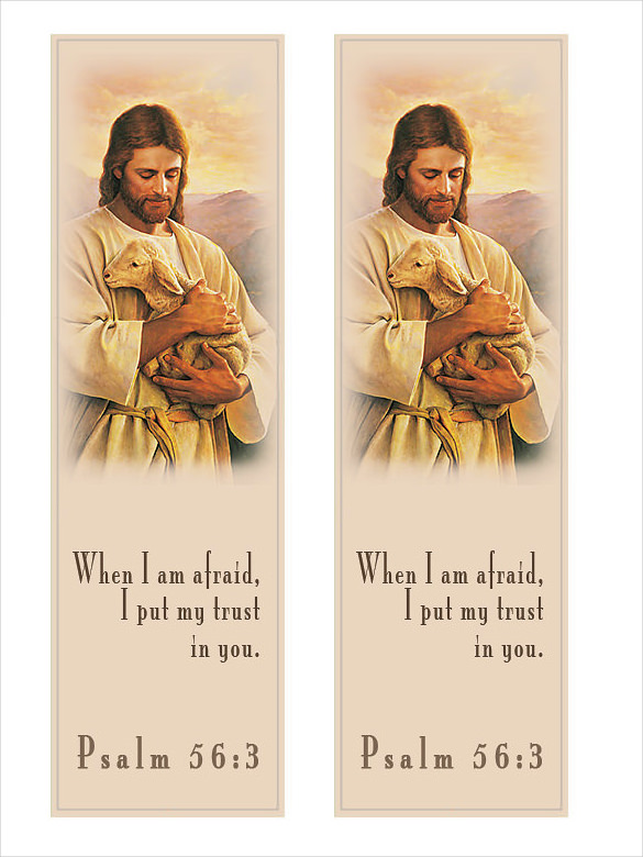 Religious Bookmark Templates Free Printable Templates