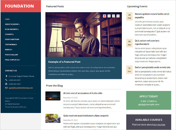 31+ Foundation Themes & Templates
