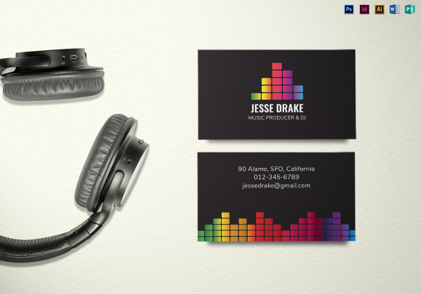 26+ Music Business Card Templates - PSD, AI, Word