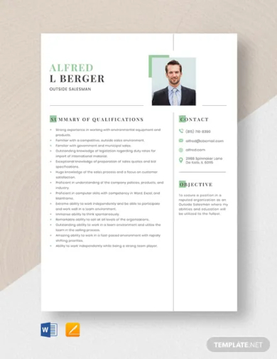 Sales Manager Resume Template - 15+ Free Word, PDF Documents Download