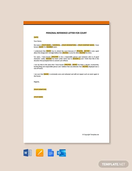 Reference Letter Templates – 40+ Free Word, PDF Documents Download