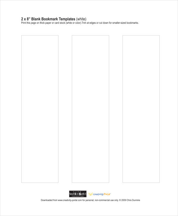 15 Bookmark Templates Free PDF PSD Documents Download