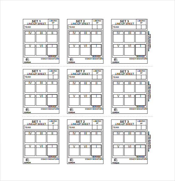 10 Line Sheet Templates Free Sample Example Format Download 
