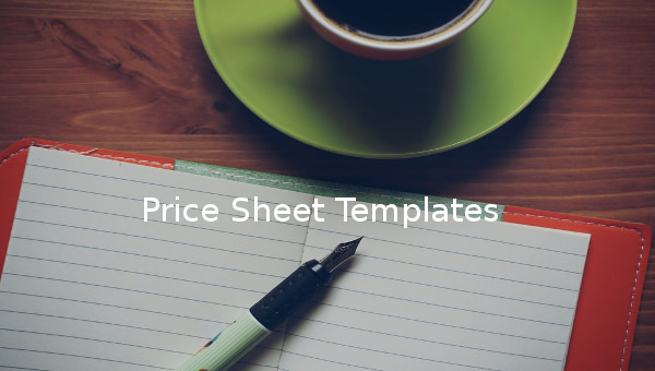 10+ Price Sheet Templates - Free Sample, Example, Format Download!