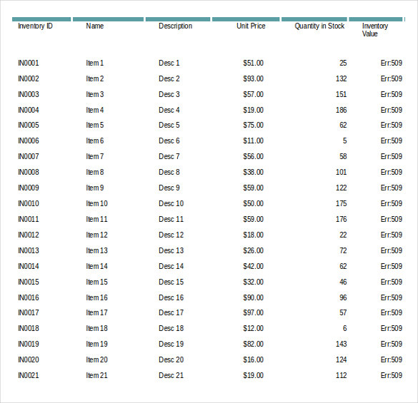18+ Inventory Checklist Templates - Free PDF, Word Format Download